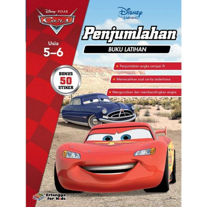 Promo DISNEY LEARNING CARS: ADDITION (PENJUMLAHAN) - Multicolor Diskon ...