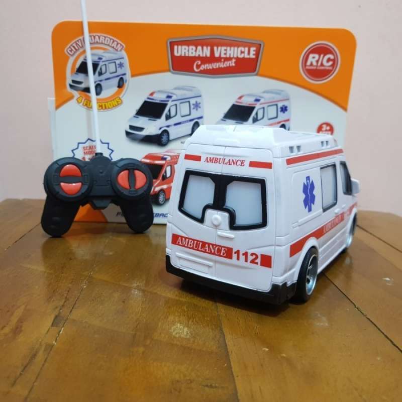 Jual Mainan Remote Control Mobil Ambulance RC Car Ambulance di Seller ...