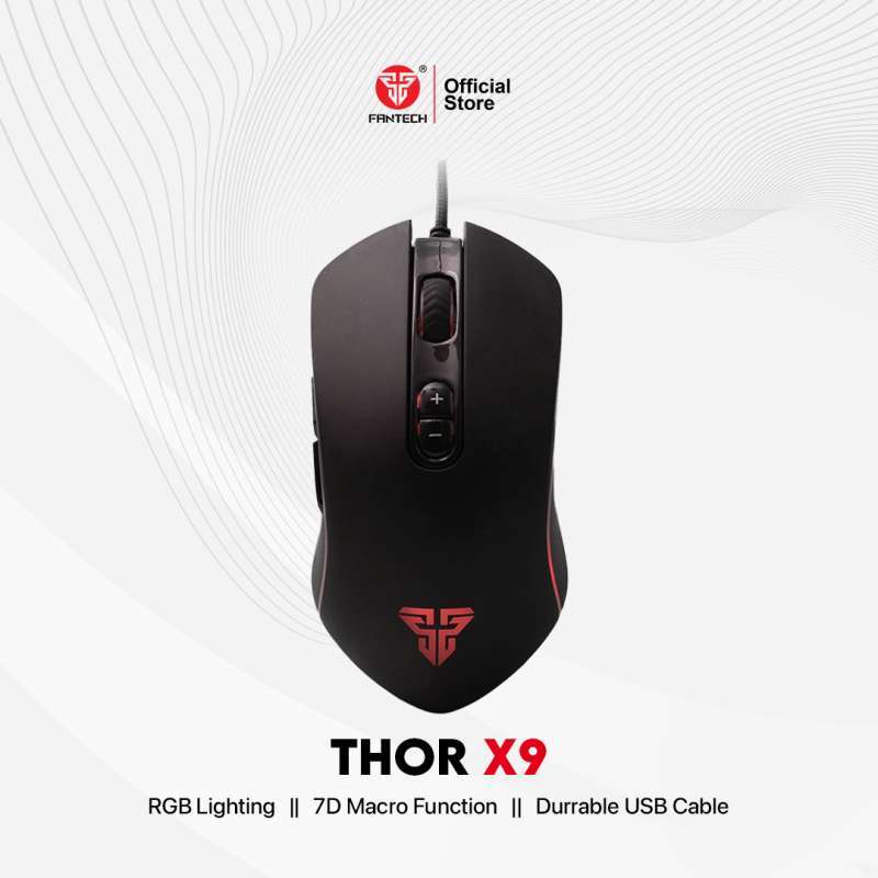 Promo Fantech THOR X9 Mouse Gaming Macro Diskon 27% di Seller Fantech ...