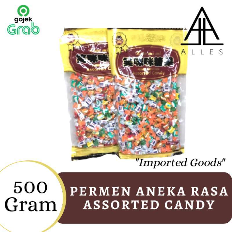 Jual Permen Aneka Rasa Assorted Candy / xiaomimi 500 gram di Seller ...
