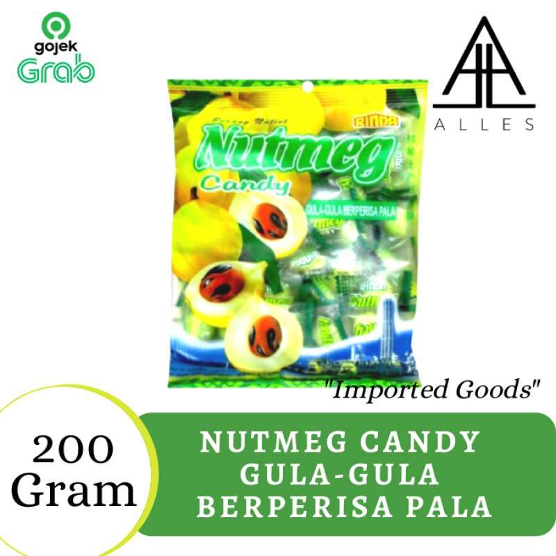 Promo Permen Nutmeg Rinda Candy/Permen Rasa Pala Pinang 200 gram Diskon ...
