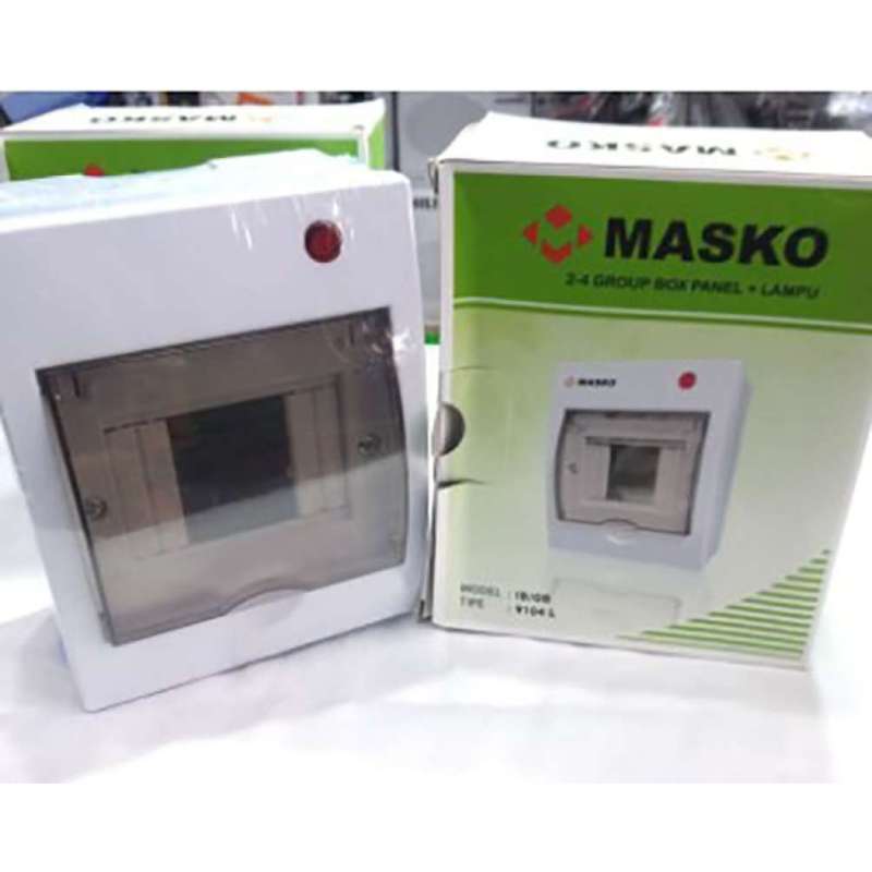 Jual Masko 9104l Box Mcb 2-4g 4 Group Ib Ob ( Inbow Outbow ) Di Seller ...