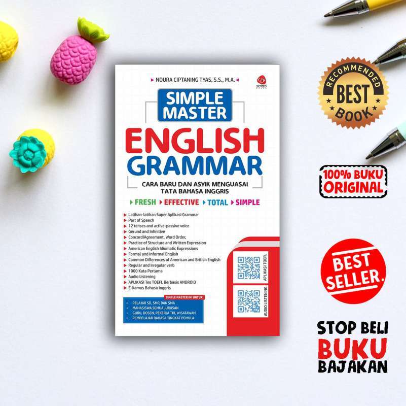 Promo BUKU BEST SELLER PASTI BISA SIMPLE MASTER ENGLISH GRAMMAR Diskon ...