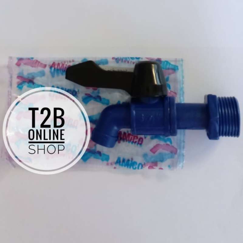 Jual Keran / Kran Air Pvc Amico 3/4 Dim Keran Tembok / Taman Di Seller ...