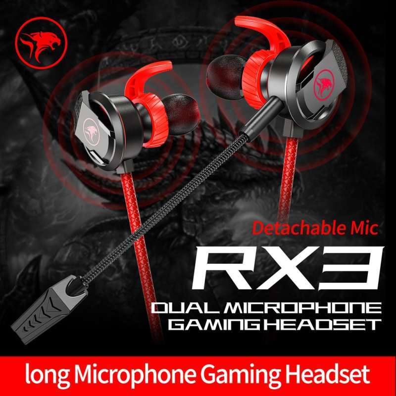 Promo Plextone Mowi Rx3 Dual Microphone Gaming Headphones Detachable Hd Long Microphone Diskon