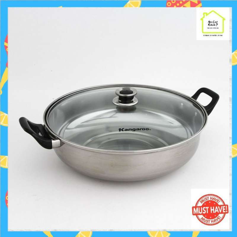 Jual Kangaroo Kompor Induksi Free Panci Tutup Kaca 30 Cm ( Touch Screen ...
