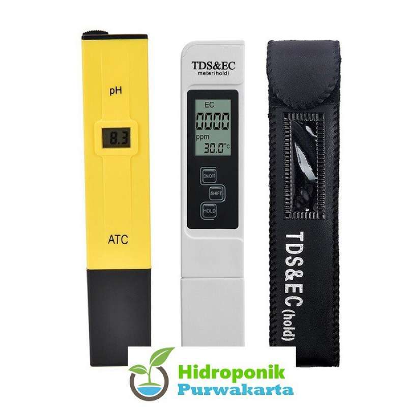 Jual Paket Hidroponik Alat Ukur TDS EC Meter dan PH Meter Hidroponik ...