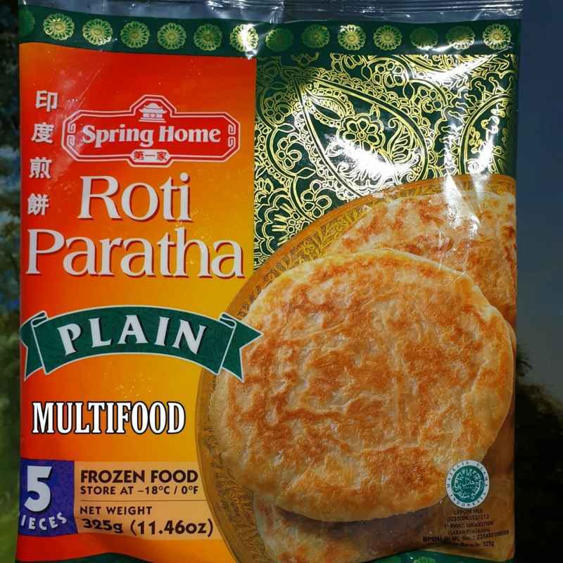 Jual Roti prata paratha spring home / roti maryam impor singapore halal ...