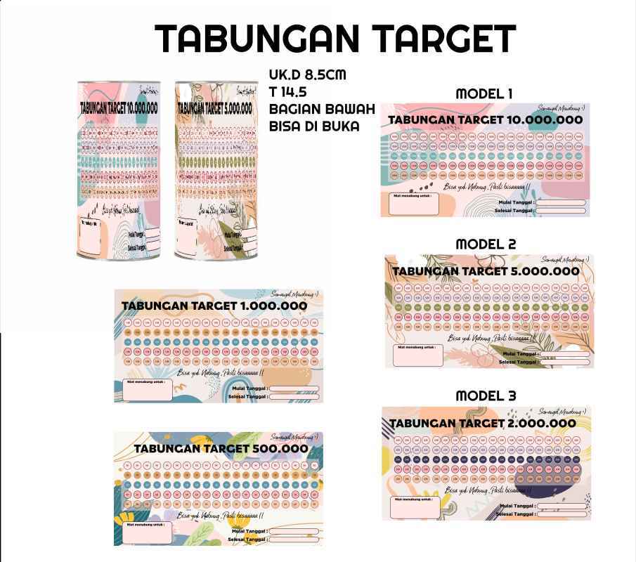 Jual TABUNGAN TARGET VIRAL di Seller DayaSHOP - Kabasiran, Kab. Bogor ...
