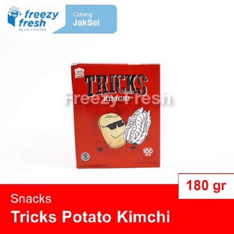 Jual Snack Tricks Potato Rasa KIMCHI (180 gr) di Seller Freezy Fresh ...