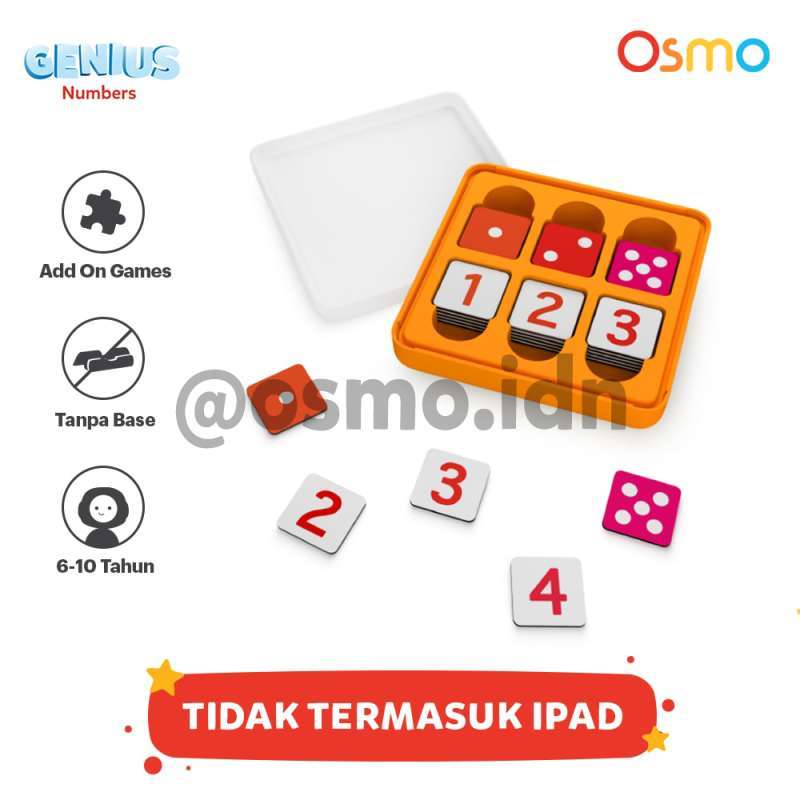 Jual Osmo Numbers From The Genius Starter Kit Usia 6-10 Tahun Di Seller ...