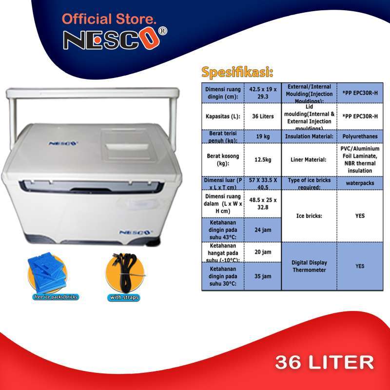 Jual Nesco Cool Box 36 Liter Di Seller Nescoalkes - Pademangan Barat ...