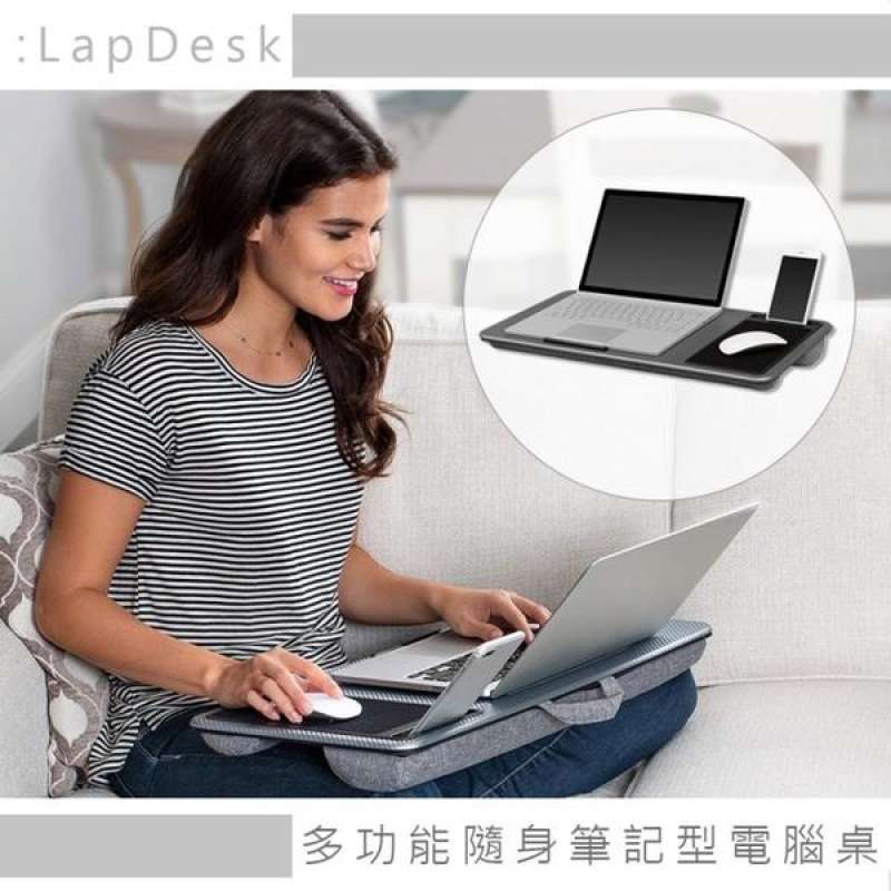 Jual (Deluxe Laptop)Carbon fiber membrane laptop sofa cushion computer ...