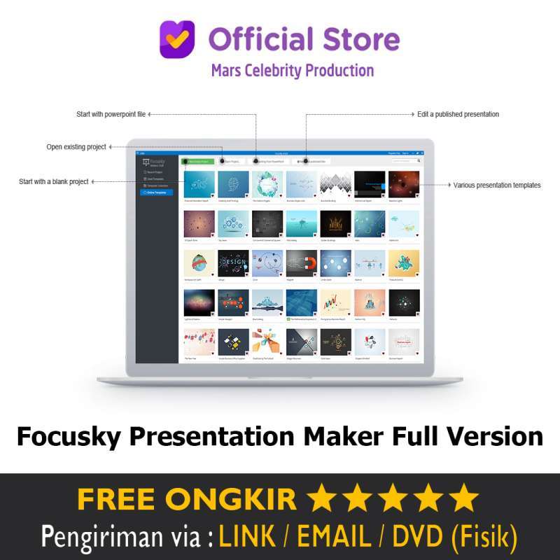 Jual Software Focusky Presentation Maker PRO Full Version Terbaru Lifetime Premium di Seller ...