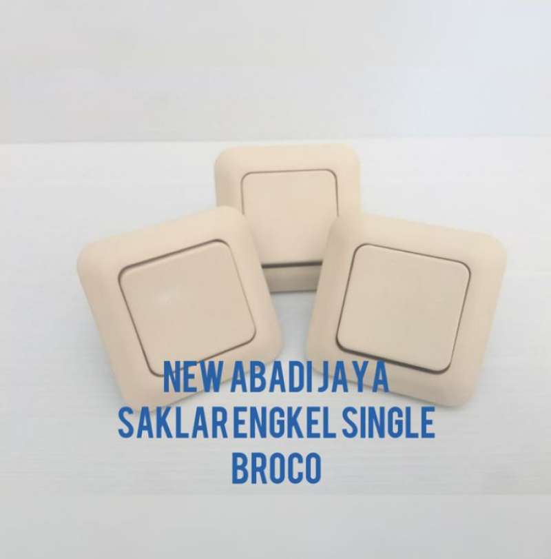 Jual Saklar Engkel Single Broco Type Gracio Cream di Seller New Abadi ...
