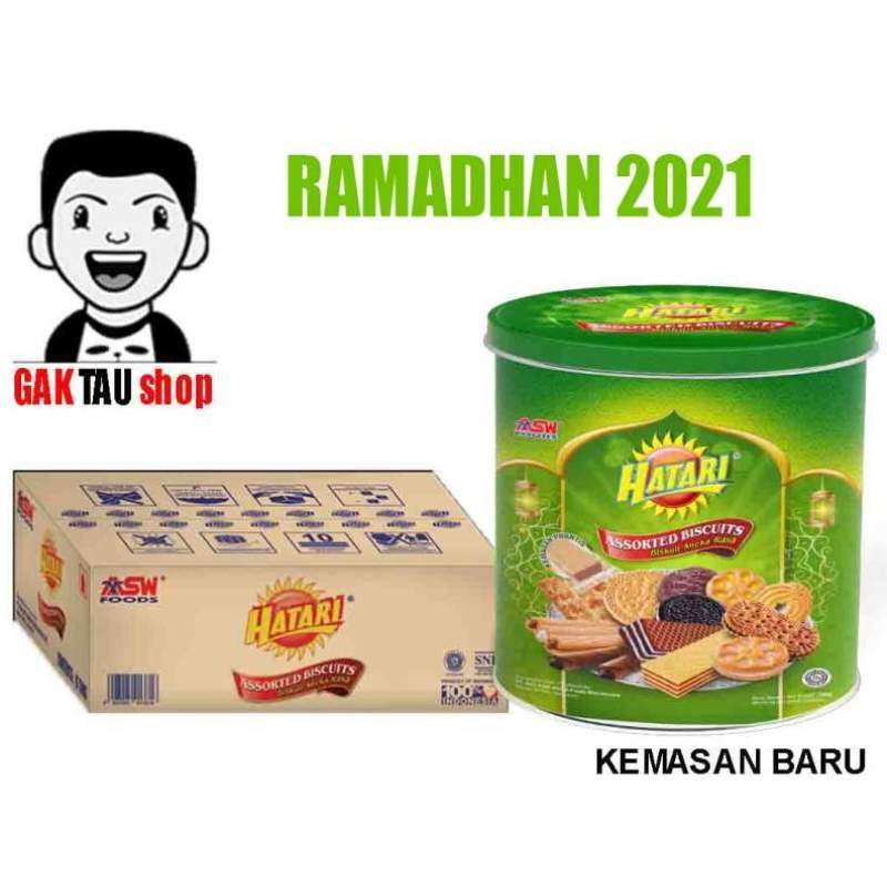Jual BISKUIT KALENG RAMADHAN 2021 - HATARI ASSORTED KALENG BULAT 350 ...