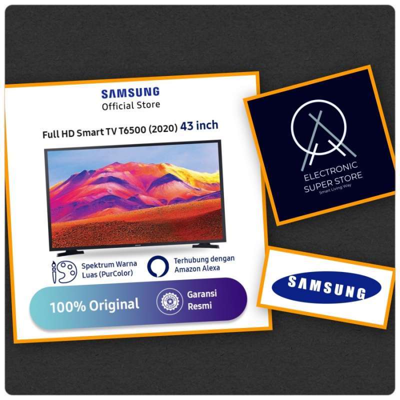 Jual Samsung Led Tv Ua43 T6500 Fhd Smart Original, Murah & Diskon Mei ...