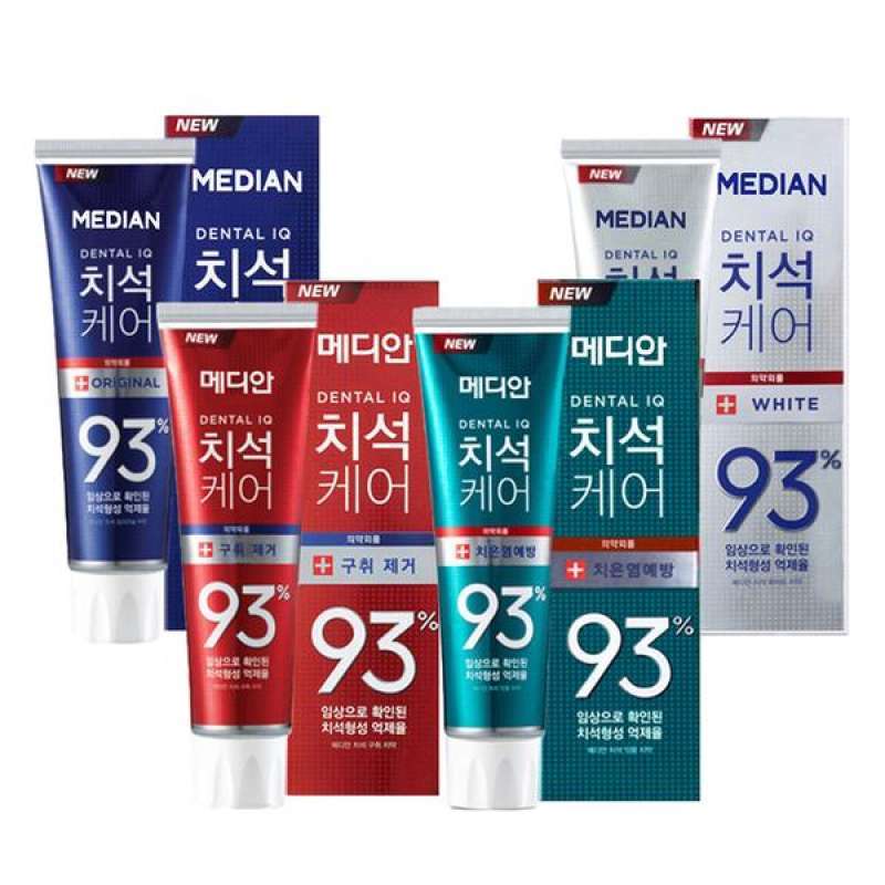 Jual [Korea Median] 93% Powerful Whitening Descaling Toothpaste 120g (3 ...