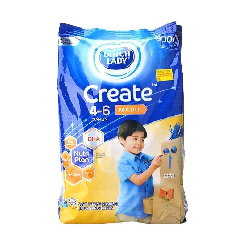 Jual Dutch Lady Create Honey 4-6 Tahun Susu Formula [900 g] di Seller ...