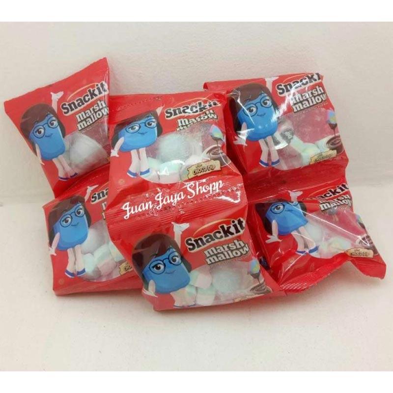 Jual 1 renceng - Snackit Marshmallow With Choco Dip Bentuk Rumah [10 ...