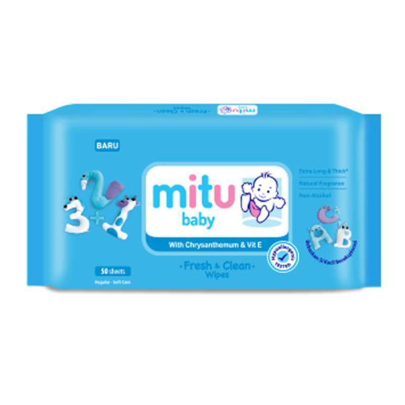 Jual Mitu Baby Regular Blue 50S di Seller Hypermart Lampung - | Blibli