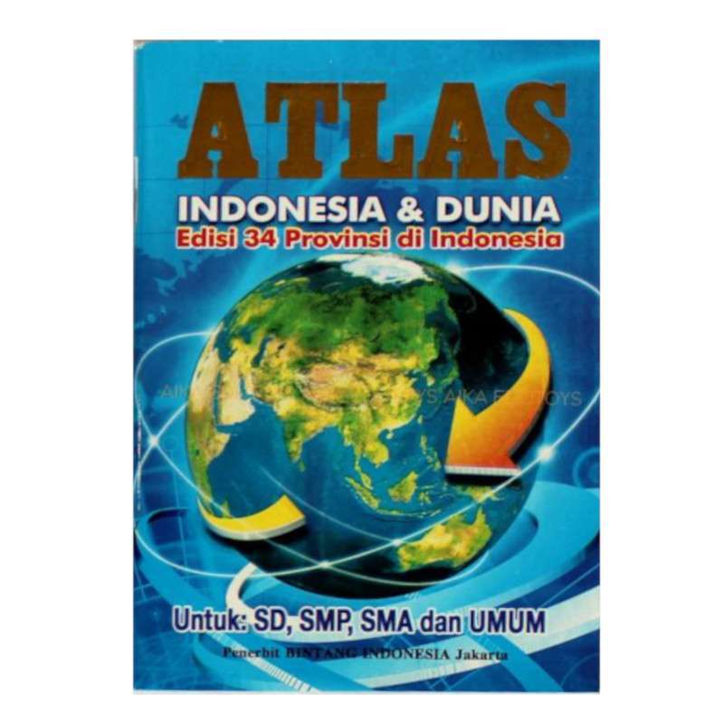 Jual Atlas Indonesia Dan Dunia - Buku Peta Map Sd Smp Ukuran Kecil Di ...