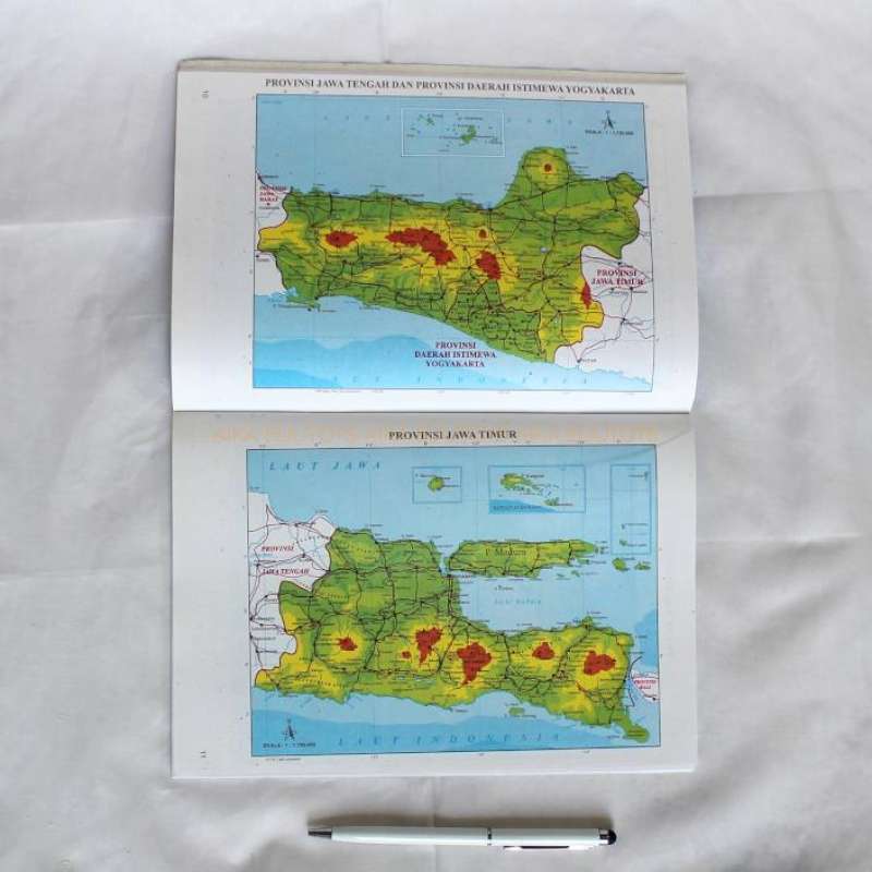 Jual Atlas Indonesia Dan Dunia - Buku Peta Map Sd Smp Ukuran Kecil Di ...