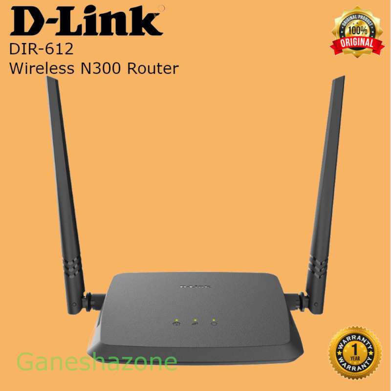 Jual D-Link DIR-612 Wireless N300 Router di Seller Ganesha Computer Official Store - Karet ...