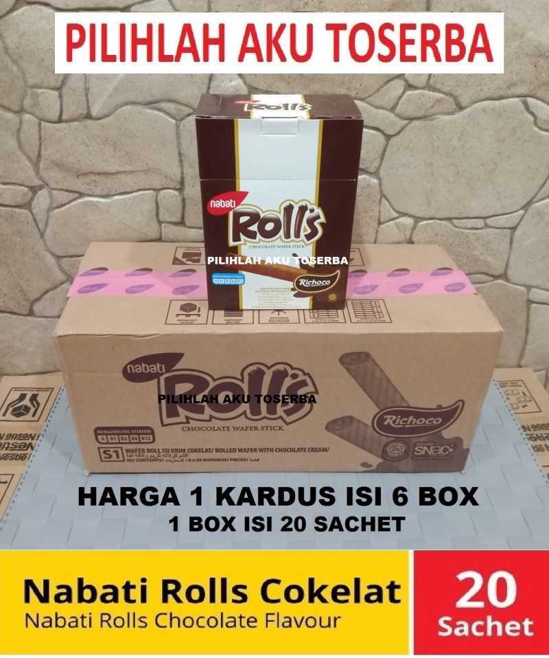 Promo Nabati Rolls Chocolate / Cokelat Wafer Stick @ 8 gr - ( HARGA 1 ...