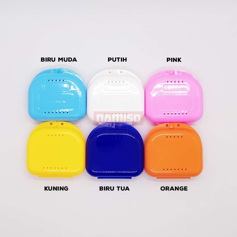 Jual Kotak Retainer Gigi Palsu Mouthguard Denture Container Case Box ...