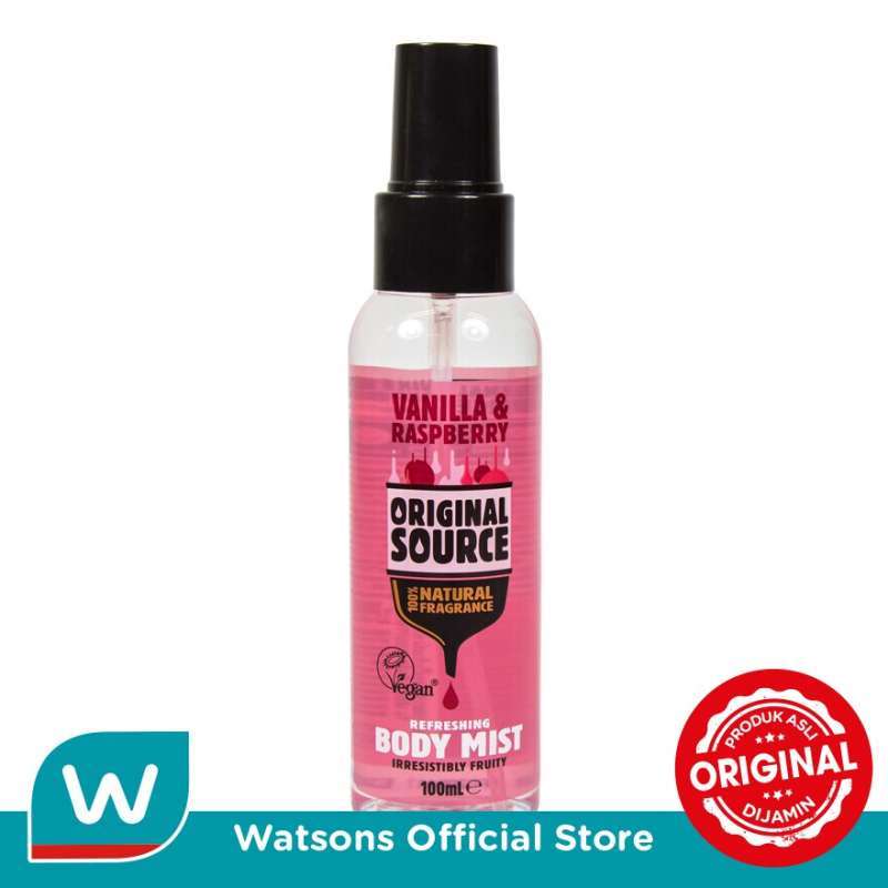 Jual Original Source Body Mist Vanilla Raspberry 100ml Di Seller ...