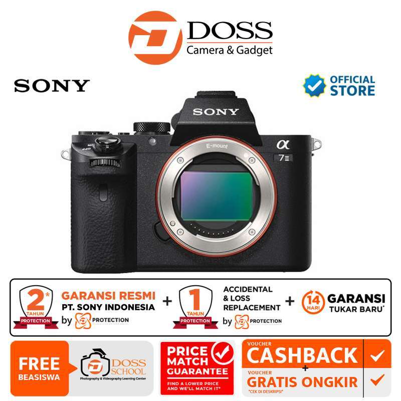 Jual Doss Sony Alpha A7 Ii Ilce-7m2 Mirrorless Digital Camera - Black [body Only] Di Seller Doss ...