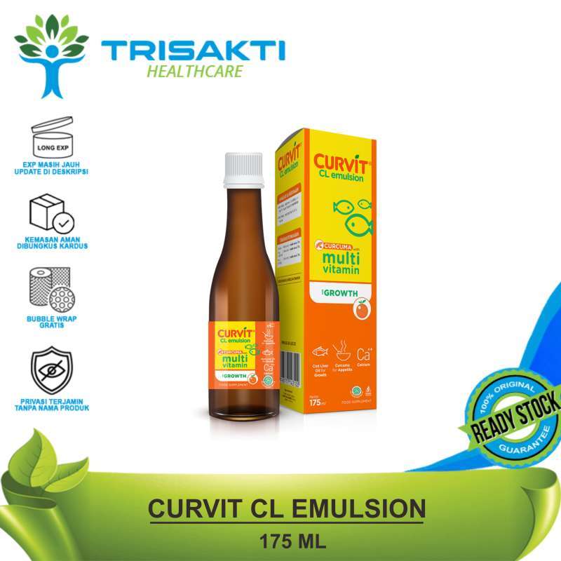 Promo Curvit CL Emulsion Suplemen [175 mL] Diskon 21% di Seller ...