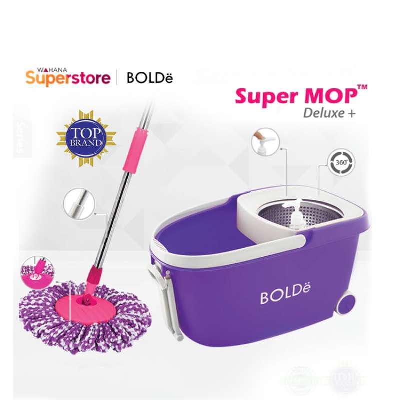 Promo Bolde Super MOP DELUXE+ Purple Diskon 18% di Seller WAHANA SUPER ...