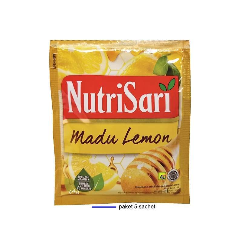 Jual NUTRISARI - Minuman Serbuk Rasa MADU LEMON - PAKET 5 SACHET di ...