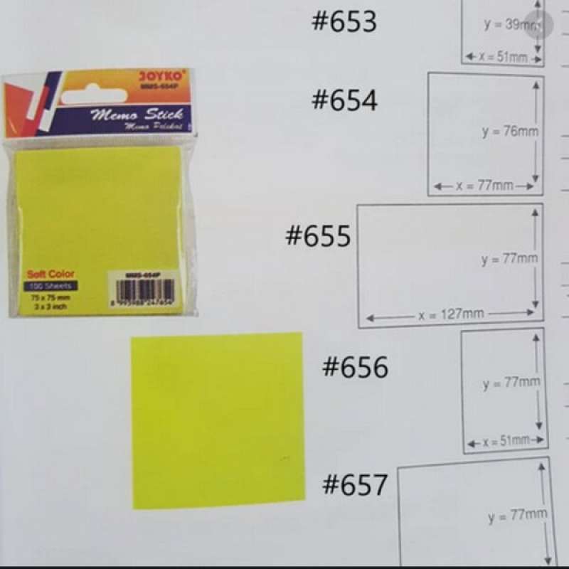 Jual Post it Joyko MMS 653 P di Seller Tk. Eka Cahya - Madura, Kab ...