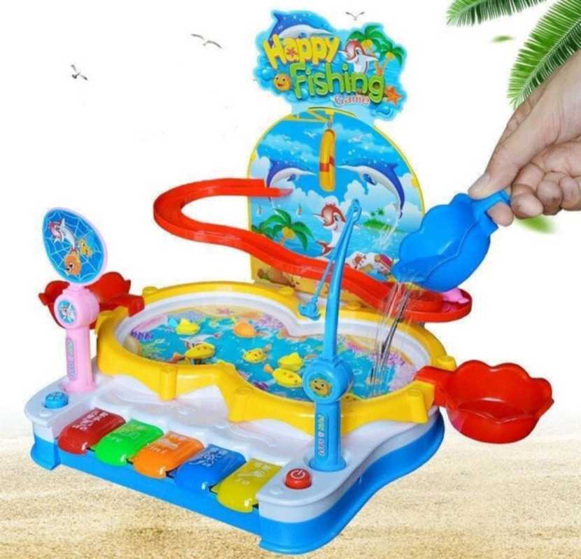 Jual Mainan pancingan Fishing Game 3 in 1 Lengkap Music Piano ...