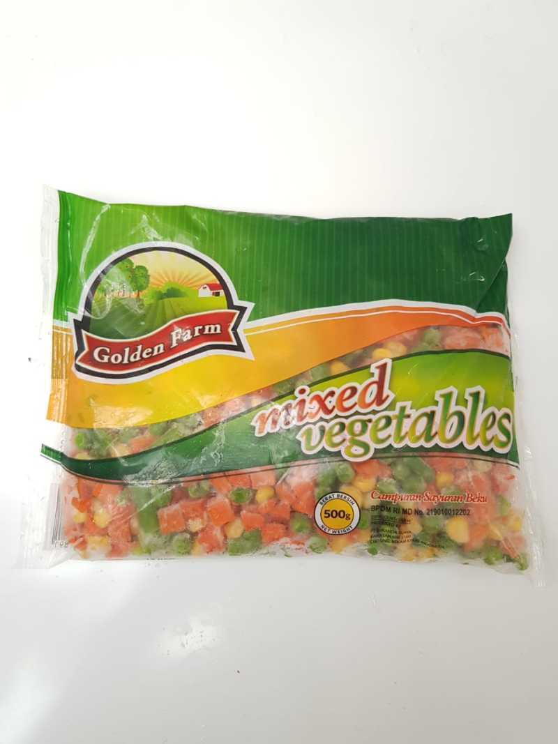 Jual Golden Farm mixed Vegetable 500gr - Salad sayur frozen di Seller ...