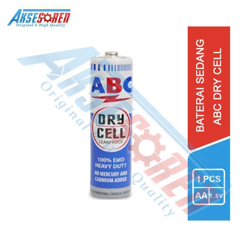 Jual [Original] Baterai Sedang ABC Tipe AA Dry Cell [1.5V] / Battery ...