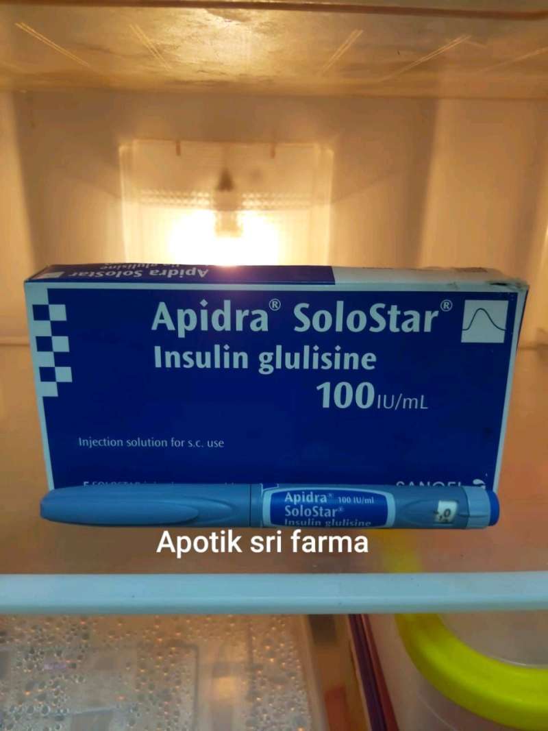 Jual Sanofi Aventis Apidra Solostar 100iu/ml Obat Diabetes [1 Pen] Di ...