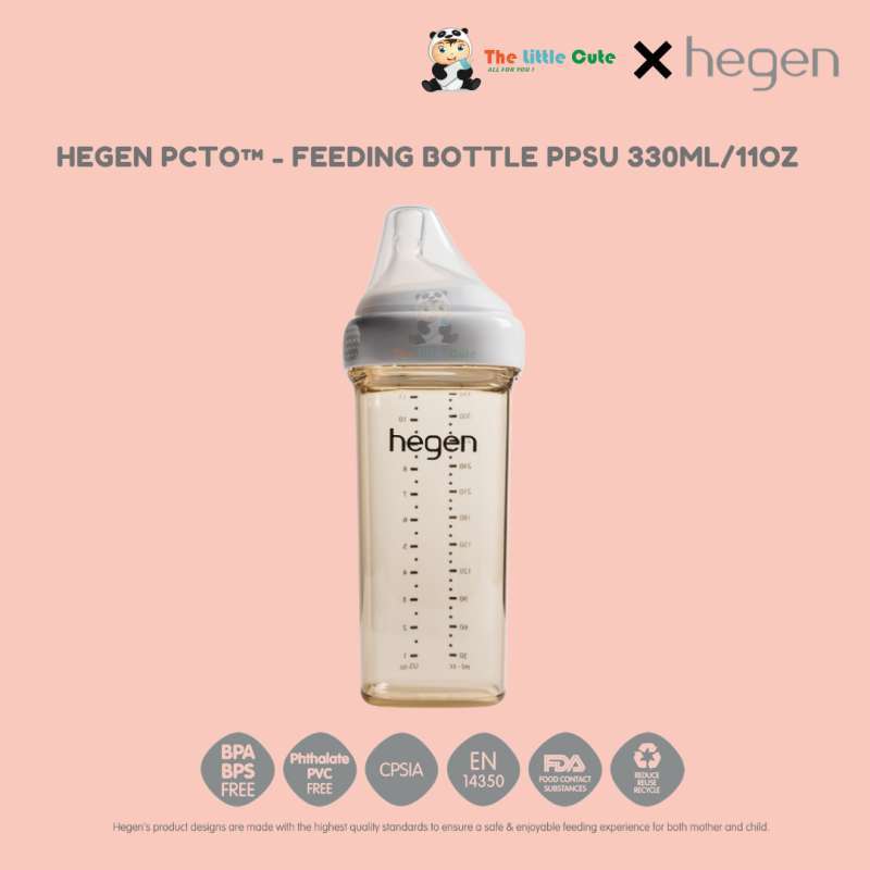 Jual Hegen Pcto Feeding Bottle Ppsu Botol Susu With Fast Flow Teat 330 Ml/11 Oz Di Seller The ...