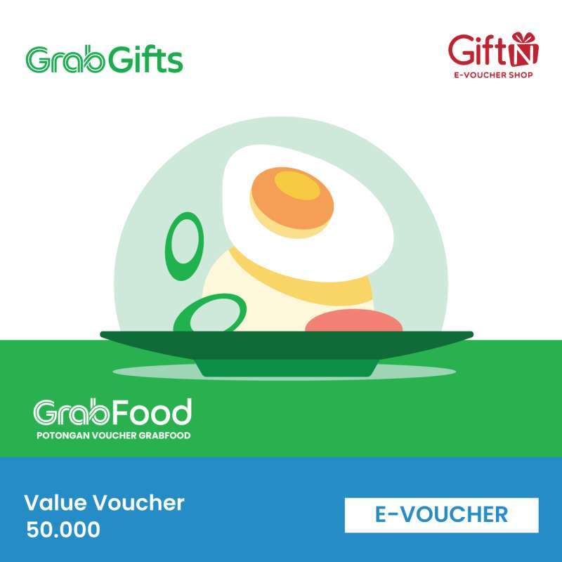 Jual Grab Food E- Voucher [50.000] Di Seller Giftn - Menteng Dalam ...