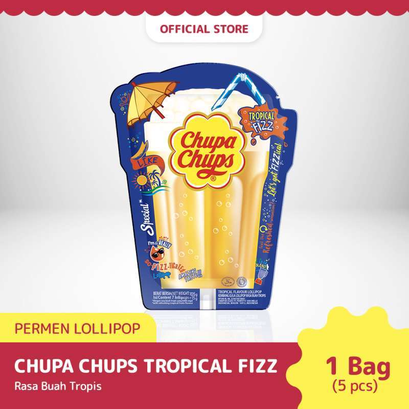 Jual Chupa Chups Tropical Fizz Permen di Seller MENTOS. - Kota ...