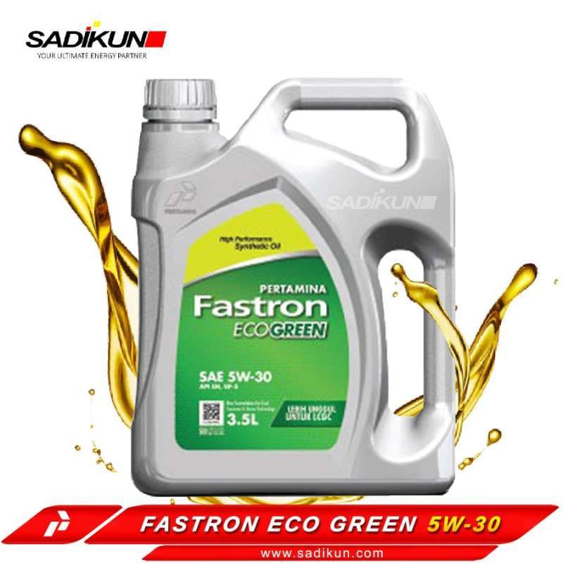 Promo Pertamina Fastron Ecogreen 5w-30 Api Sn - Gf 5 Oli Mobil [3.5 ...