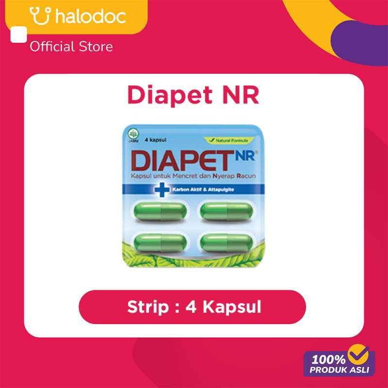 Promo Diapet NR 4 Kapsul Diskon 13% di Seller Halodoc Official Store ...