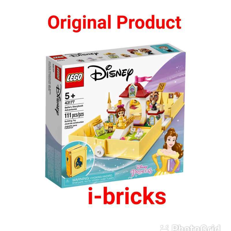 Jual Lego Disney 43177 Belle's Storybook Adventures di Seller I-Bricks ...