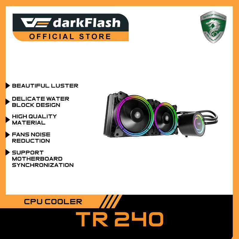 Jual darkFlash Symphony TR240 Liquid CPU Cooler [AIO 240] di Seller ...