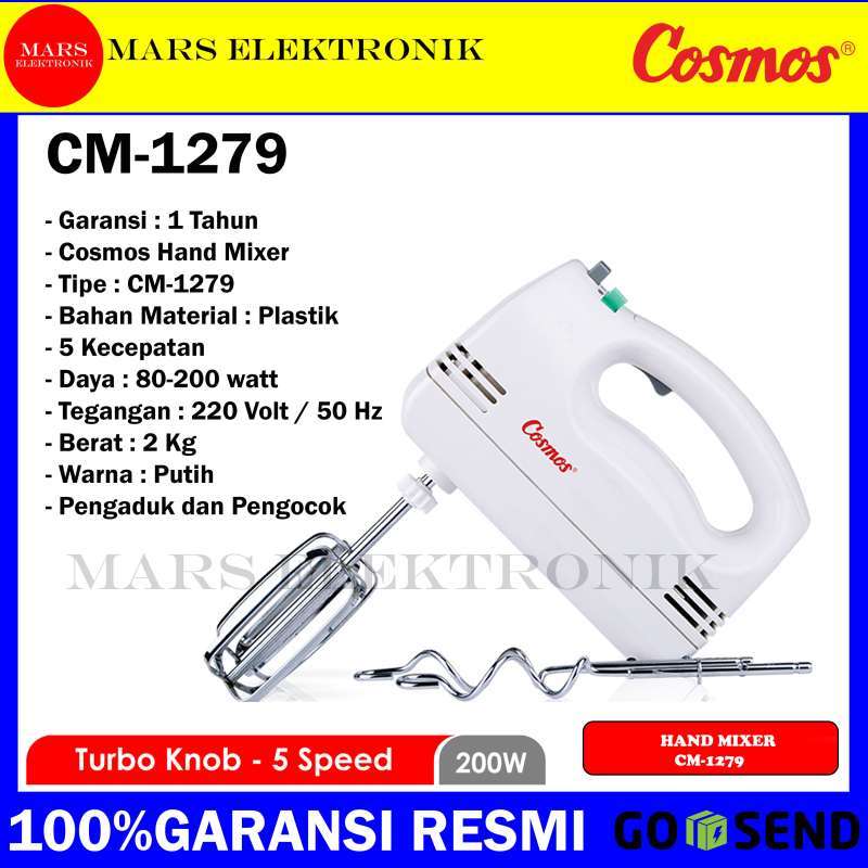 Jual Cosmos Cm-1279 Hand Mixer Di Seller Mars Elektronik - Mars ...