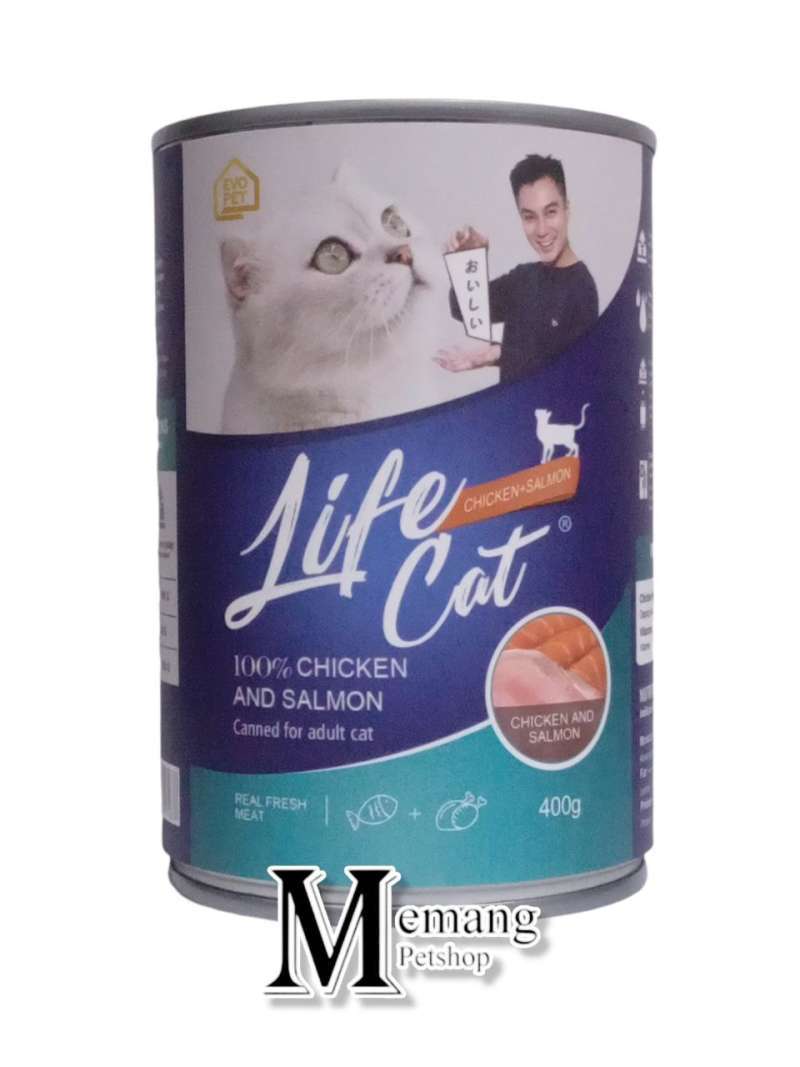Jual Makanan Kucing Wet Food Kaleng kornet Life Cat 400 Gram Non ...