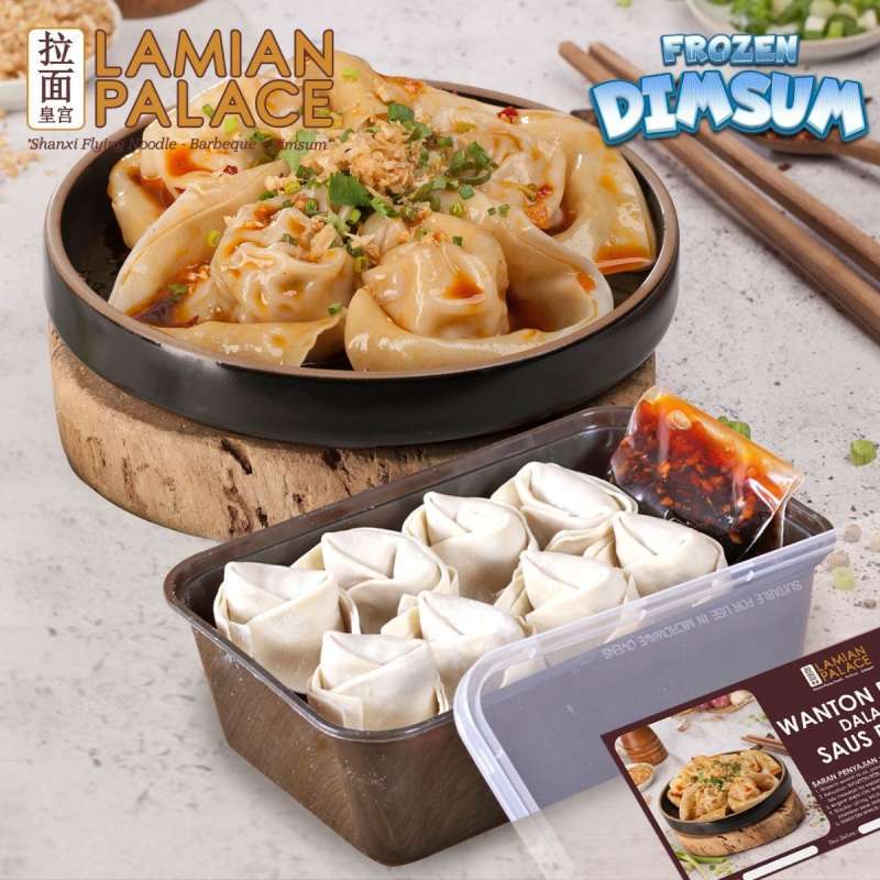 Jual Lamian Palace Wanton Rebus Dalam Saus Pedas - Frozen Dimsum di ...